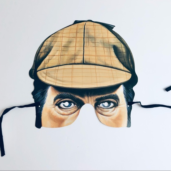 Vintage | Holiday | Millennium Collection Sherlock Holmes Paper Mask ...